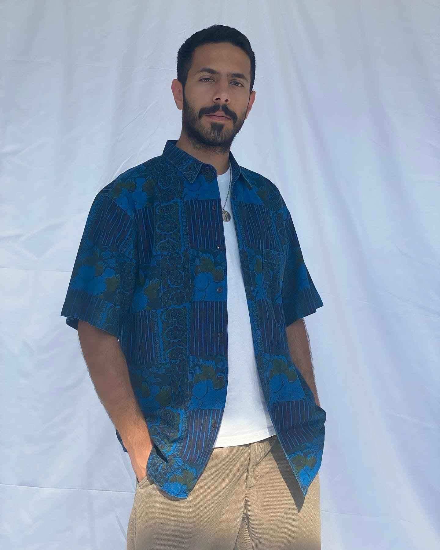 Vintage unisex DOSHA Clothes Concept printed shirt- mens shirt - 80s ...